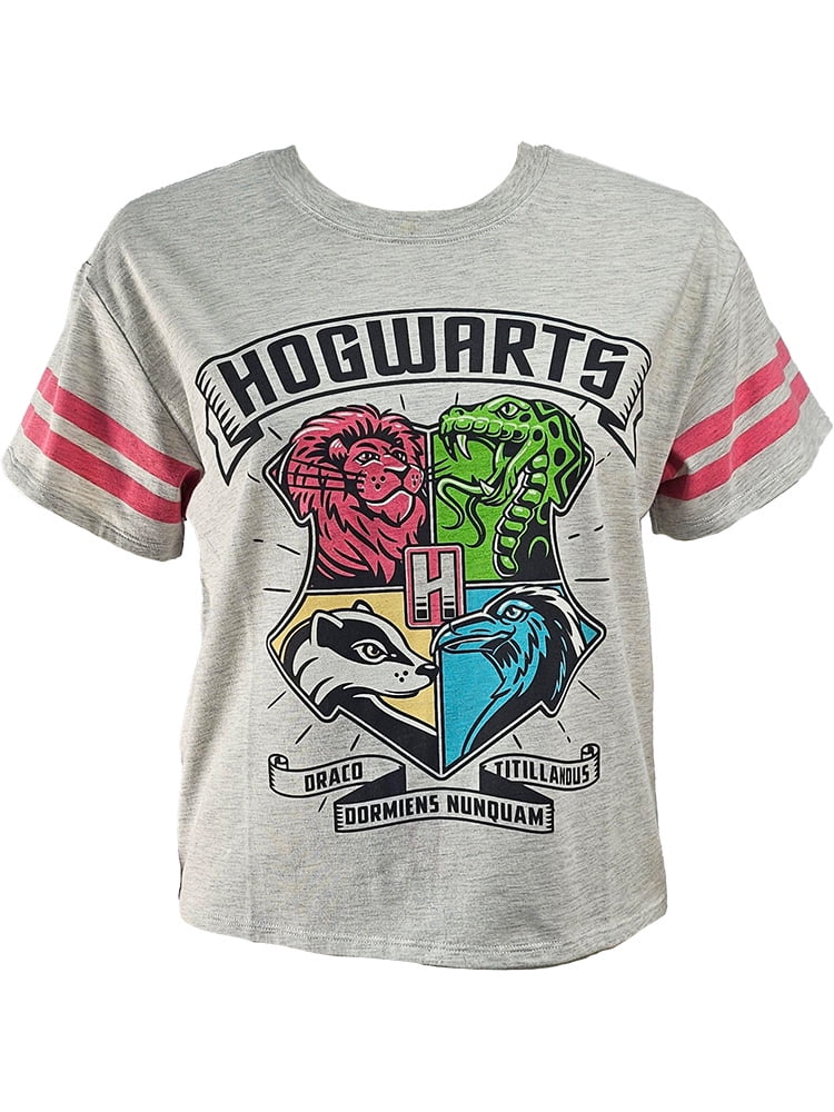 Harry Potter Hogwarts Junior Ladies Box Tee - Walmart.com