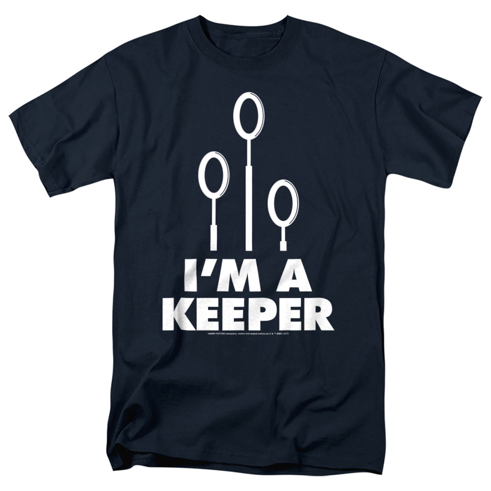Harry Potter Keeper Unisex Adult T Shirt, Navy, 4X-Large - Walmart.com