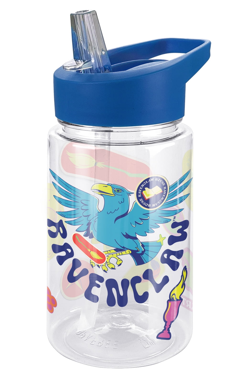Harry Potter Kids Tritan Plastic Water Bottle with Straw Lid and Handle ...