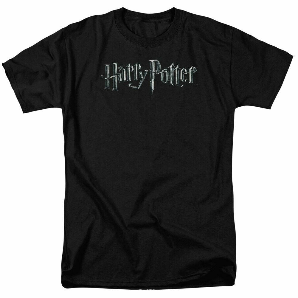 Harry Potter Logo T Shirt Mens Licensed Wizard Movie Tee Griffindor ...
