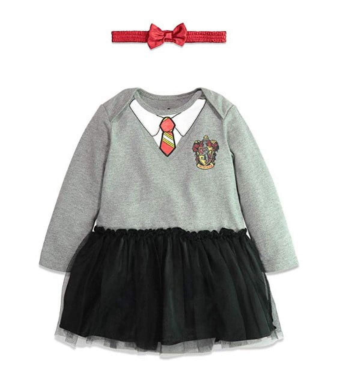 Harry Potter Long Sleeve Costume Tutu Dress with Headband (Toddler ...
