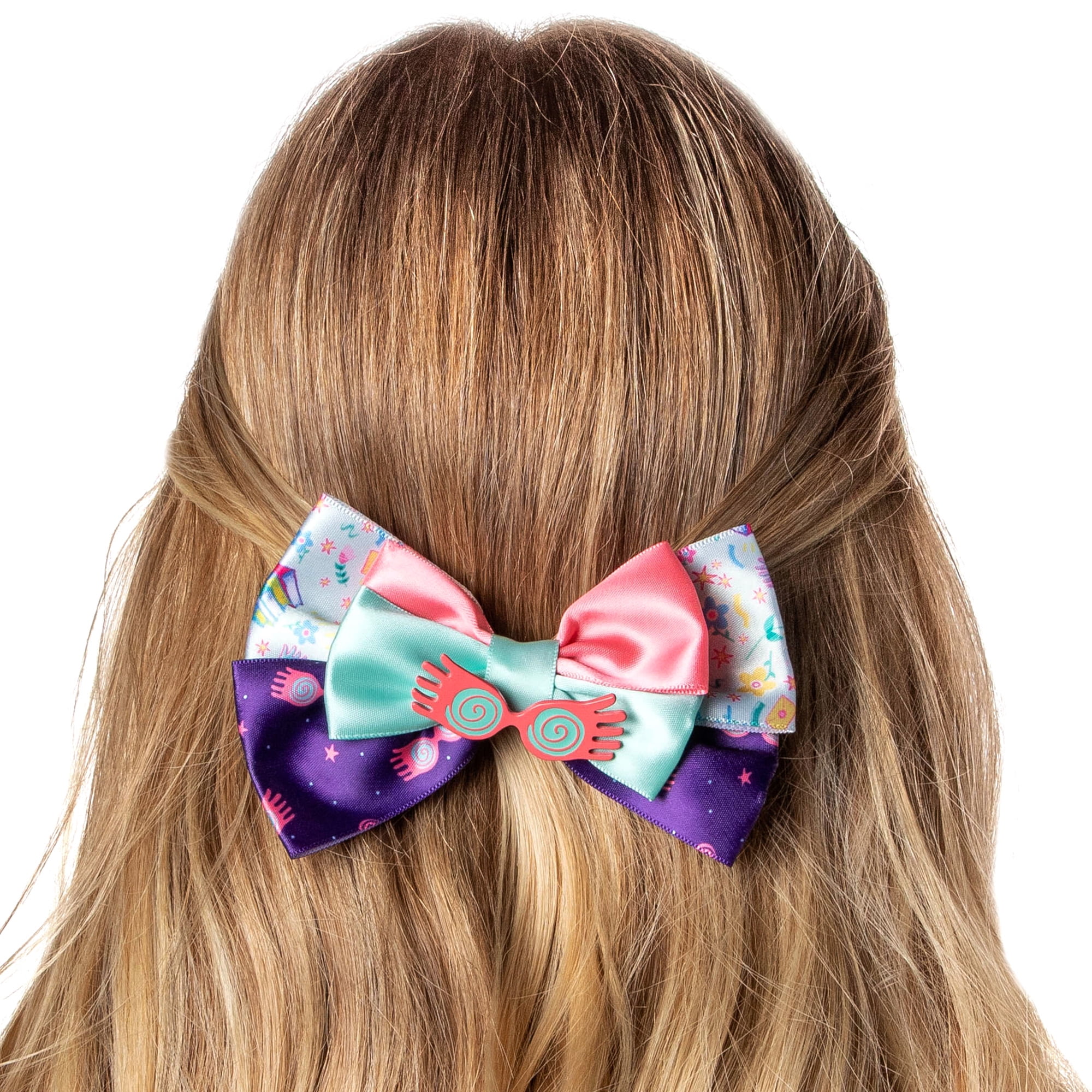 Harry Potter Luna Lovegood Glasses Hair Bow Hair Accessories - Walmart.com