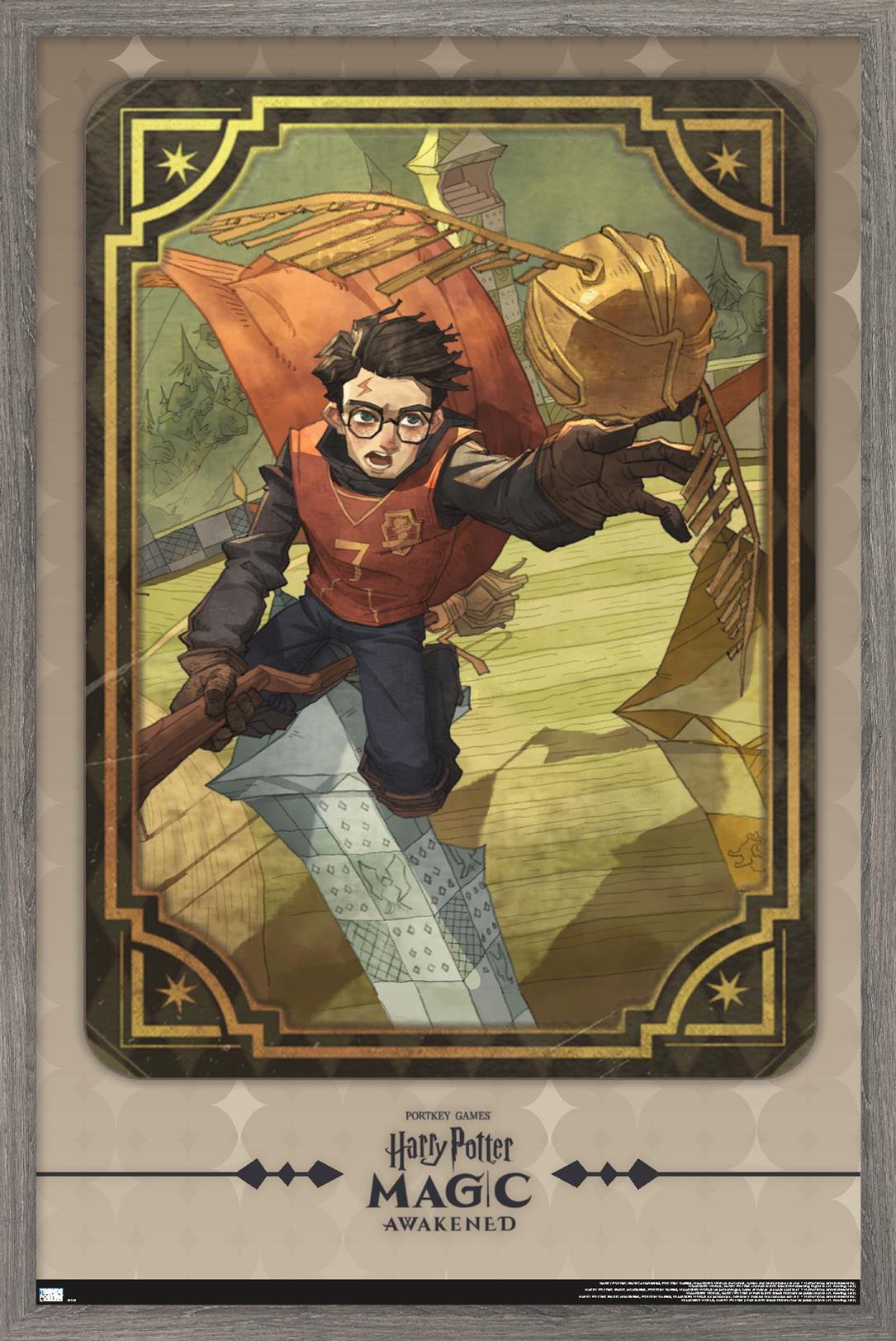 Harry Potter: Magic Awakened - Harry Quidditch Wall Poster, 22.375" x ...