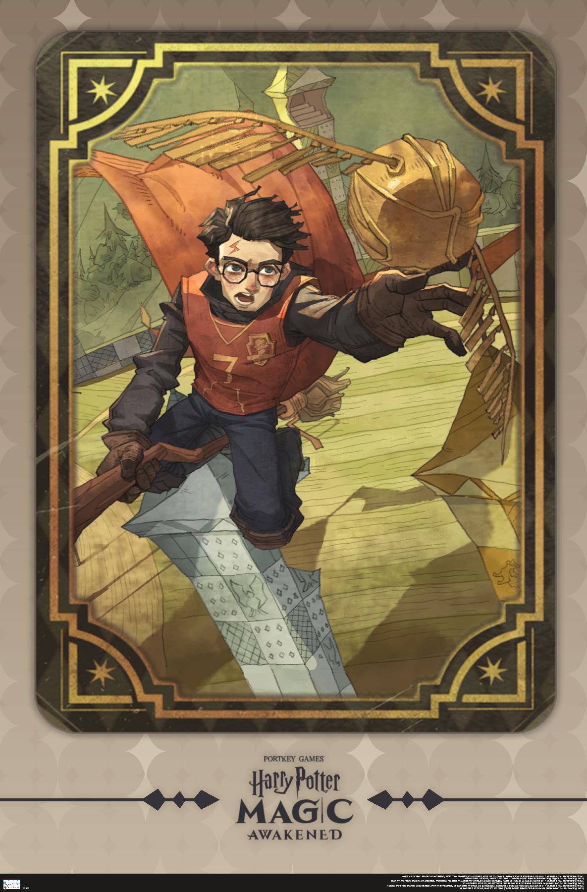Harry Potter: Magic Awakened - Harry Quidditch Wall Poster, 22.375" x ...