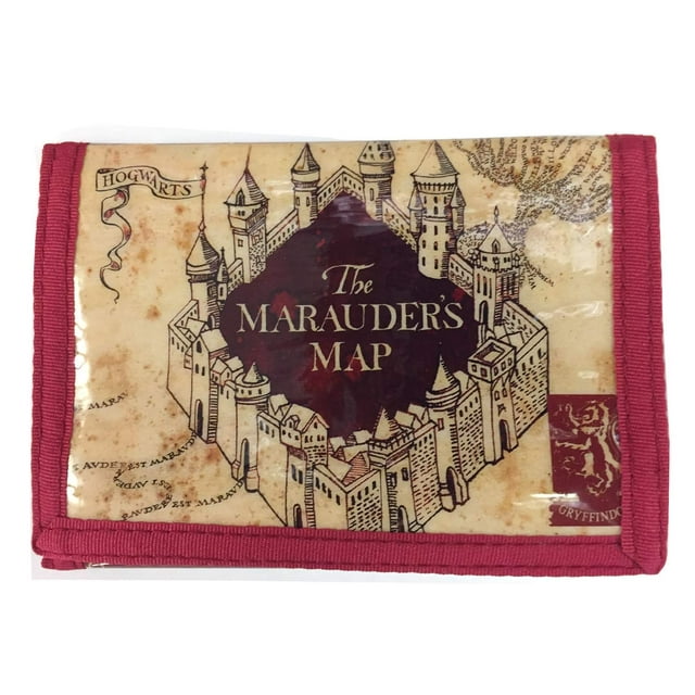 Harry Potter Marauder's Map Card and Coin Tri-Fold Wallet - Walmart.com