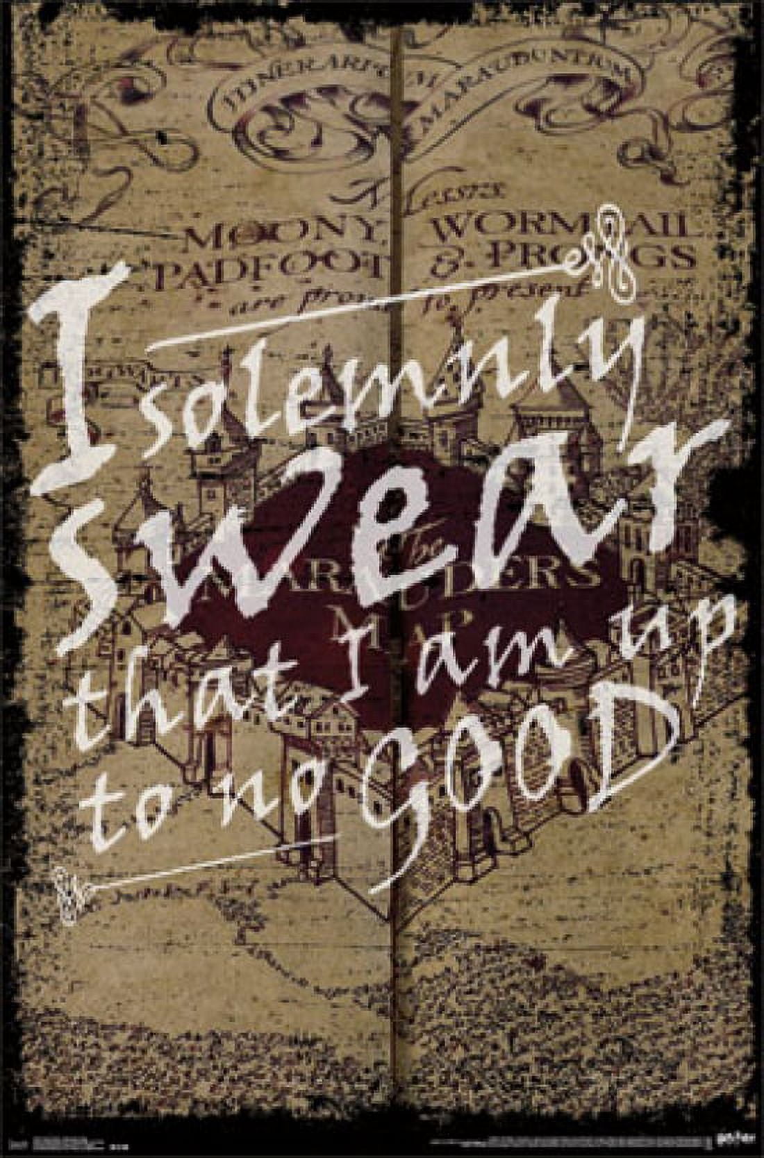 Harry Potter - Marauder's Map Laminated Poster Print (22 x 34 ...