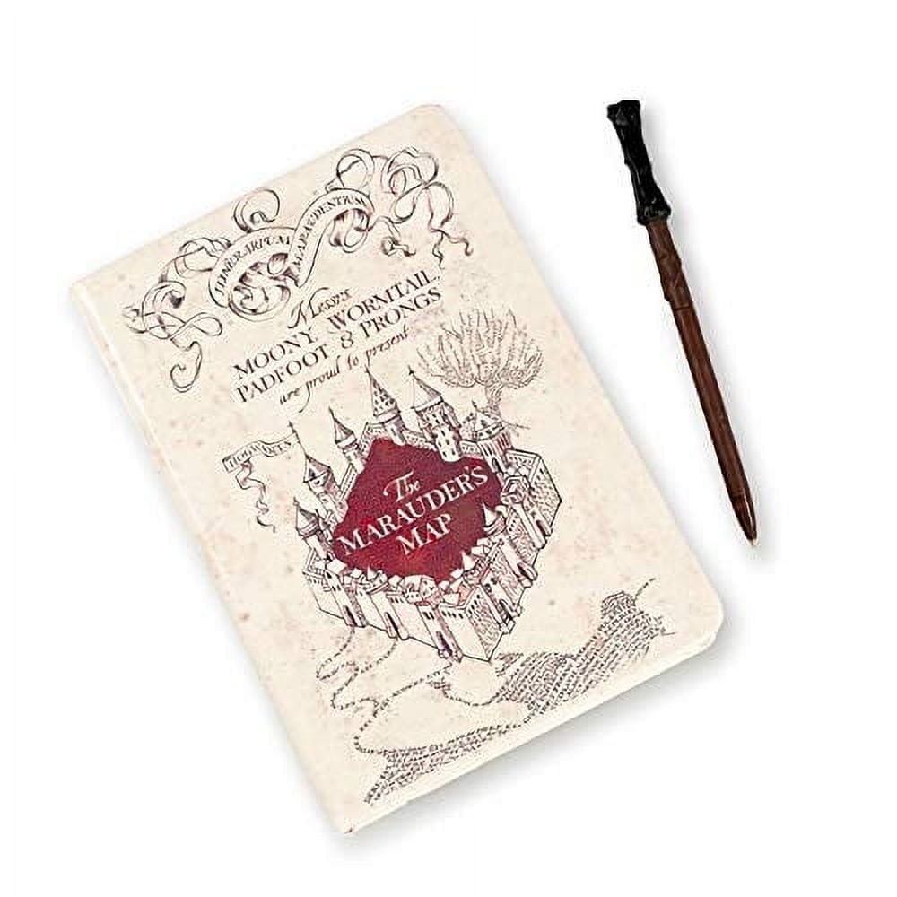 Harry Potter Marauder's Map Notebook & Harry's Wand Pen Set | Harry ...