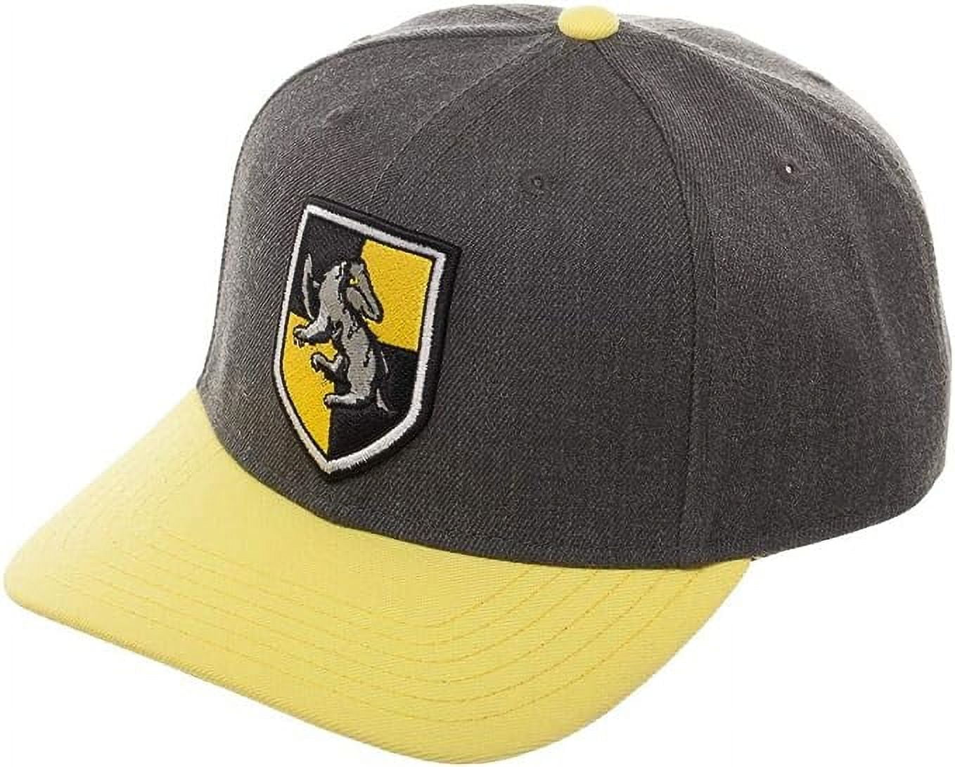 Harry Potter Metallic Embroidery Snapback Hat with Pre-Curved Bill ...