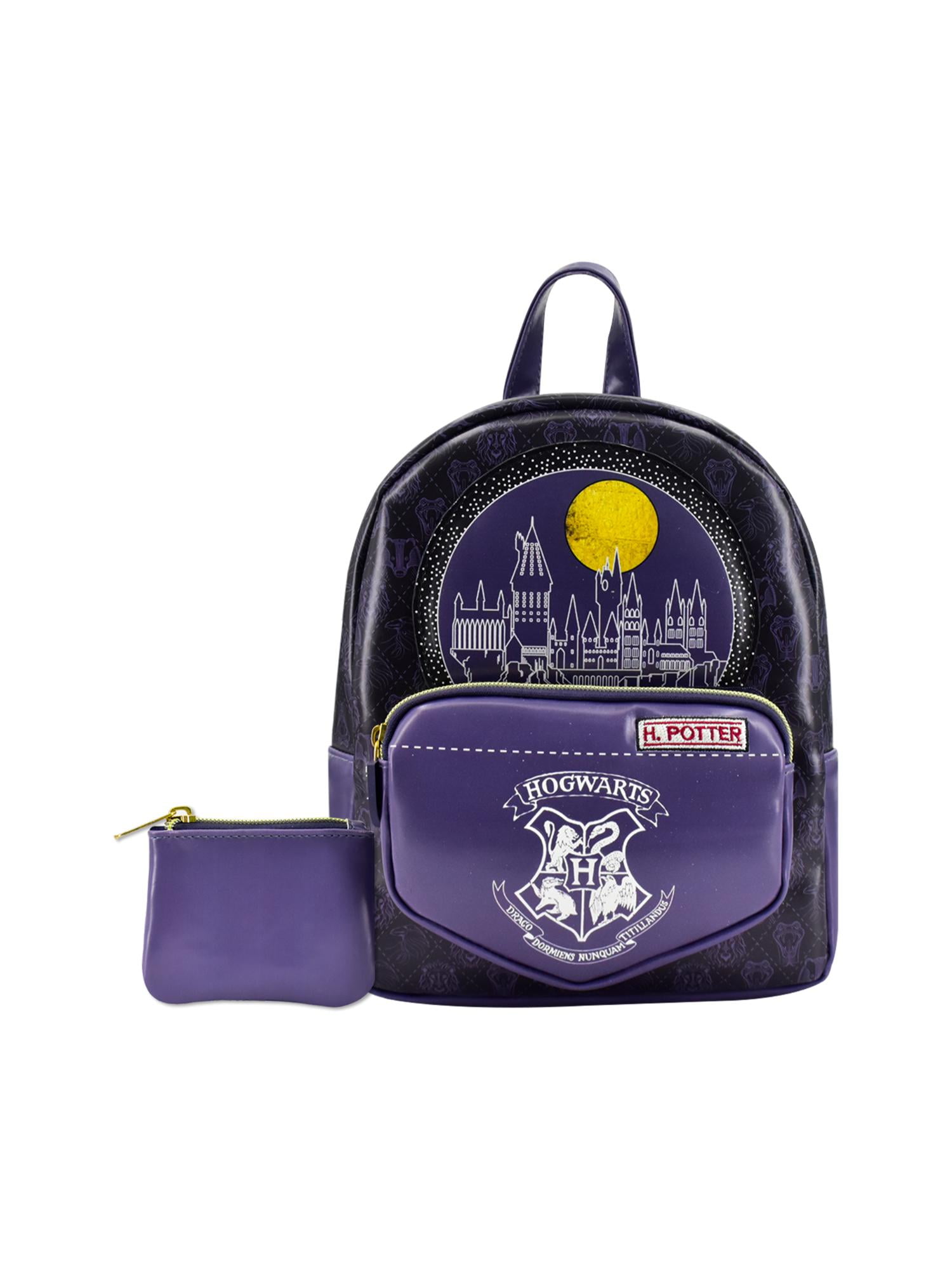 Harry Potter Mini Backpack with Coin Purse, Artifacts Design, Small ...