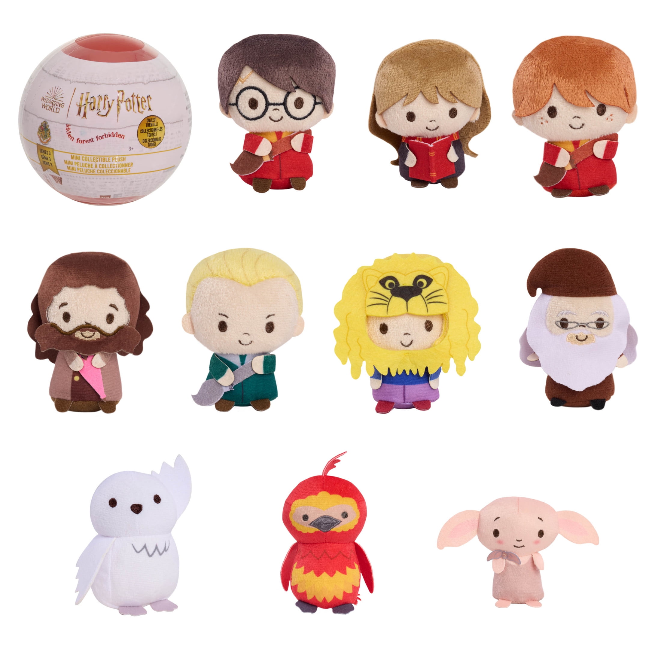 Harry Potter Mini Collectible Plush Blind Capsule Series 3, Surprise ...
