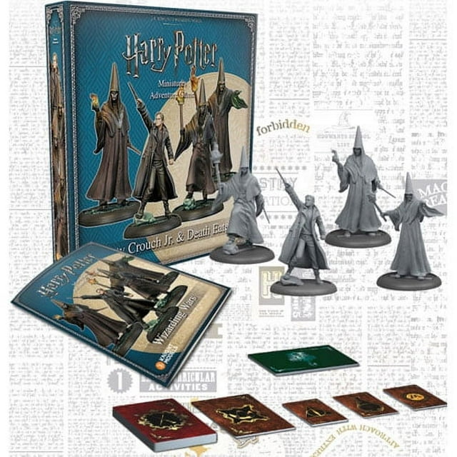 Harry Potter Miniatures Game: Barty Crouch Jr & Death Eaters - Walmart ...