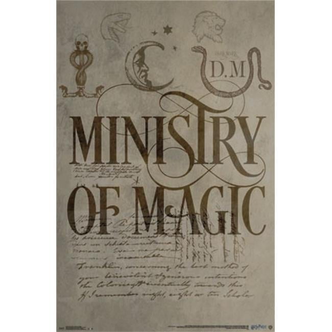 Harry Potter - Ministry of Magic Poster Print - Walmart.com