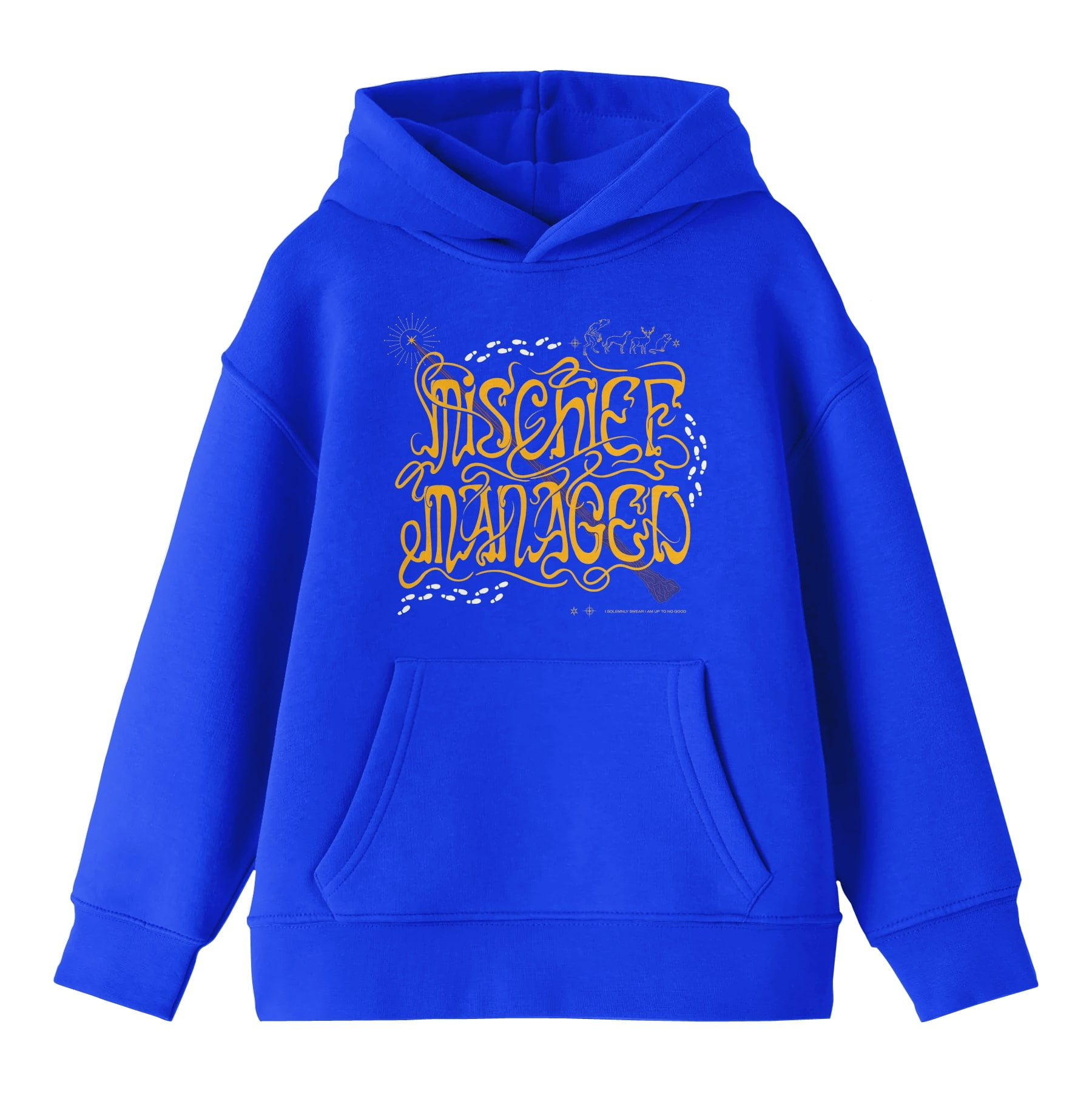 Interesting Royal Blue Graphic Hoodie Photos