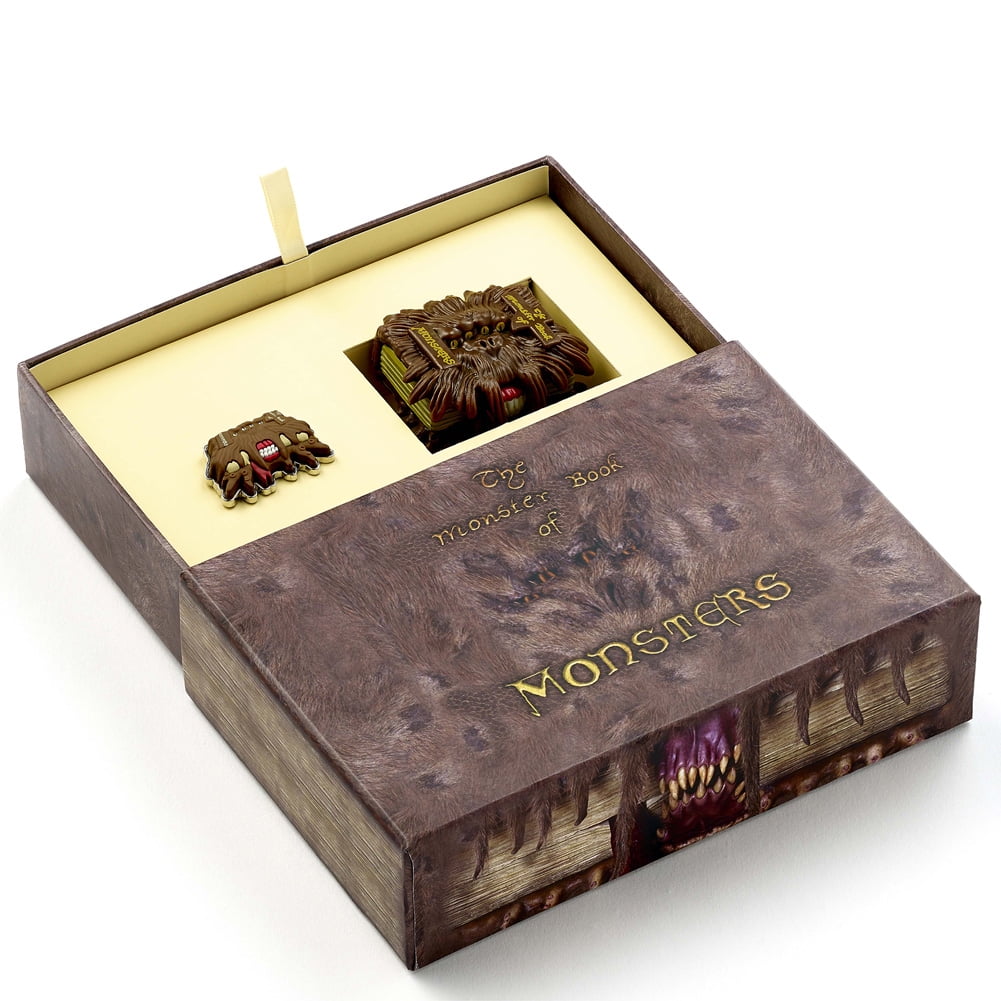 Harry Potter Monster Book Gift Box with Monster Book Keychain and Pin ...