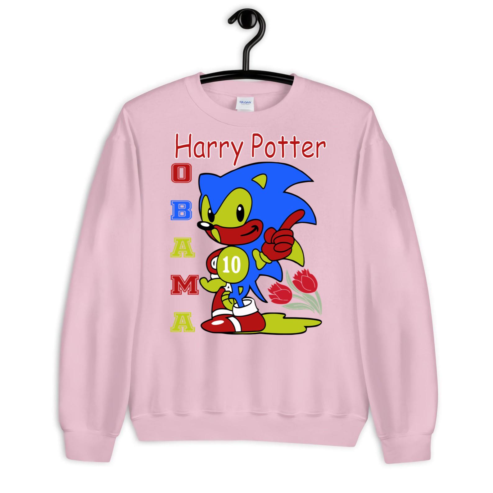 Harry Potter Obama Sonic Version Graphic T-shirt Up To 4XL - Walmart.com