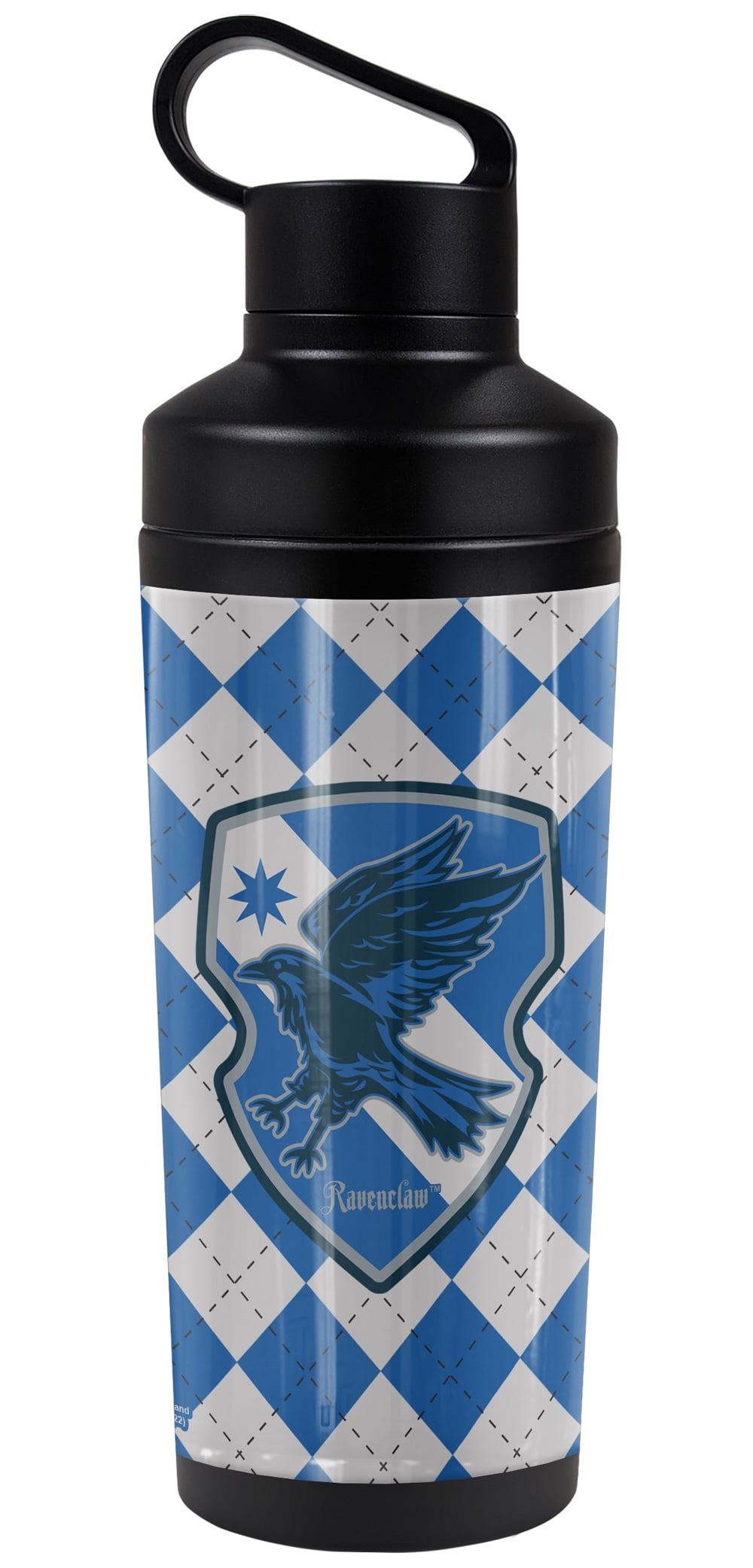 Harry Potter Official Ravenclaw Plaid Sigil 18 oz Insulated Water ...