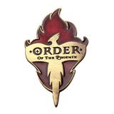 Harry Potter Order of Pheonix Metal Enamel Logo Pin - Walmart.com