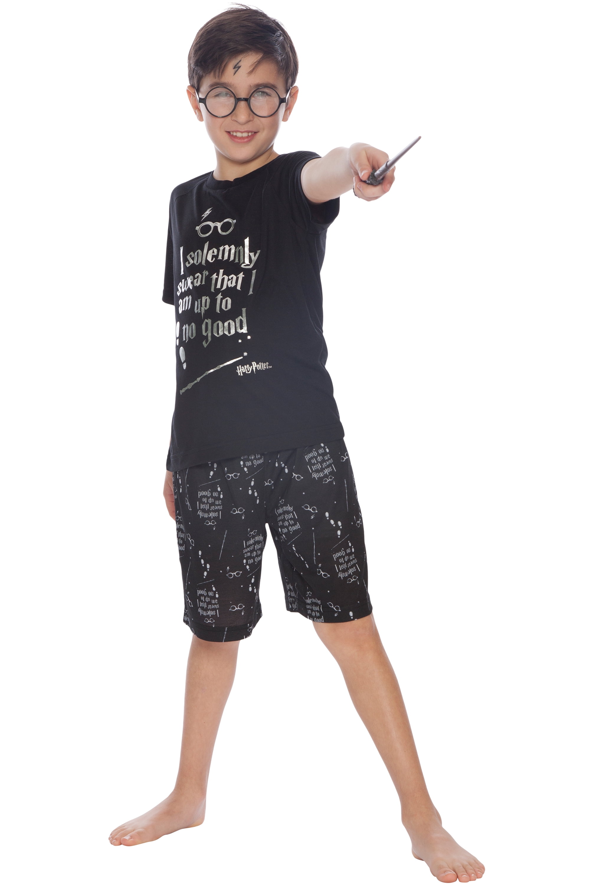 Harry Potter Pajama Intimo Boys' Up to No Good 2 Piece Lounge Short ...