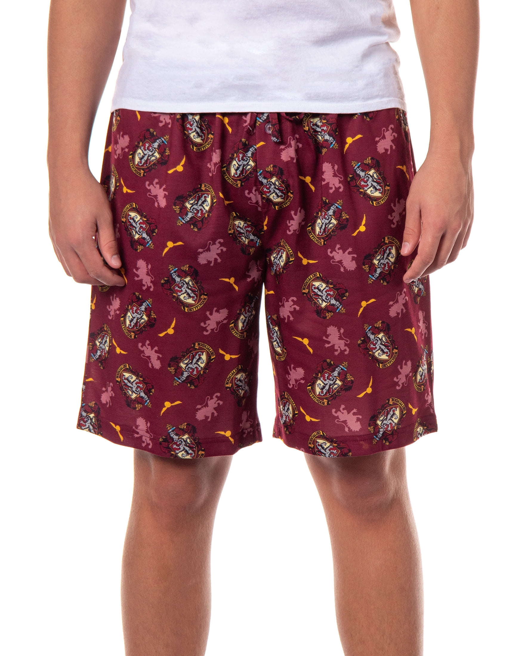 Harry Potter Pajamas Hogwarts House Crest PJ Sleep Lounge Pajama Shorts ...