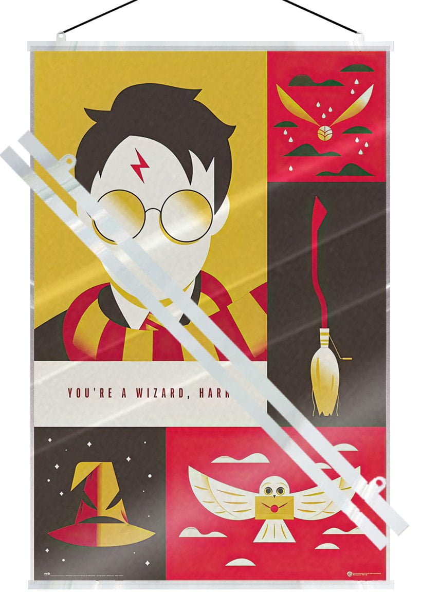 Harry Potter - Pop-Art Stylized Poster (You're A Wizard, Harry) (Size ...