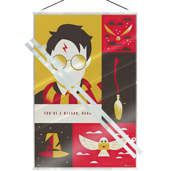 Harry Potter - Pop-Art Stylized Poster (You're A Wizard, Harry) (Size ...