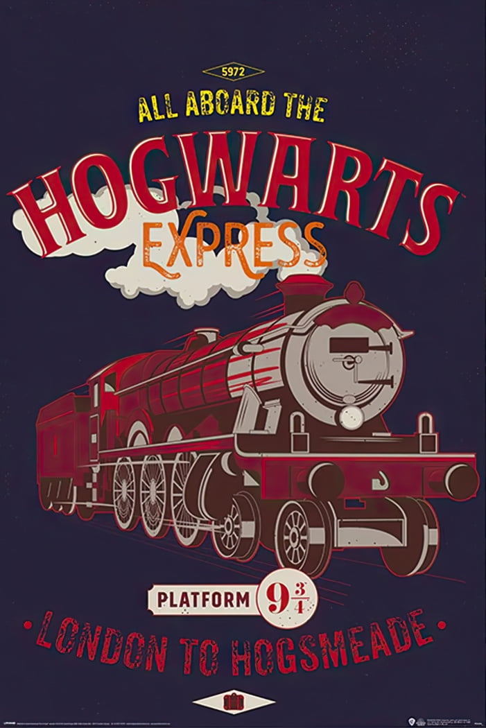 Harry Potter - Poster (All Aboard The Hogwarts Express) (Size: 24" x 36 ...