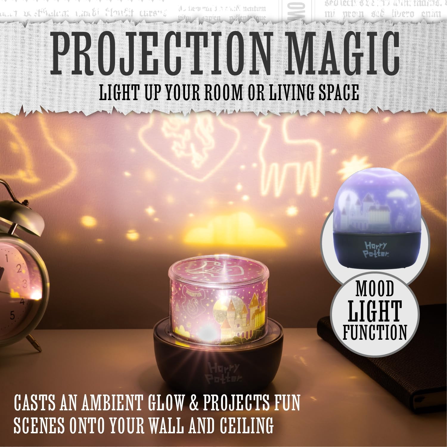 Harry Potter Projector Night Light - Hogwarts and Quidditch Scenes ...