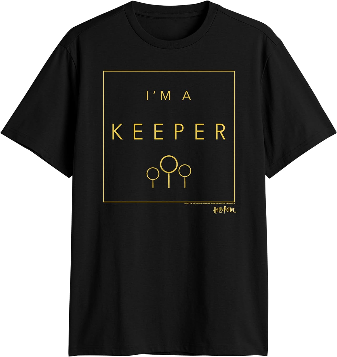 Harry Potter Quidditch I'm A Keeper Wizarding World T-Shirt - Walmart.com