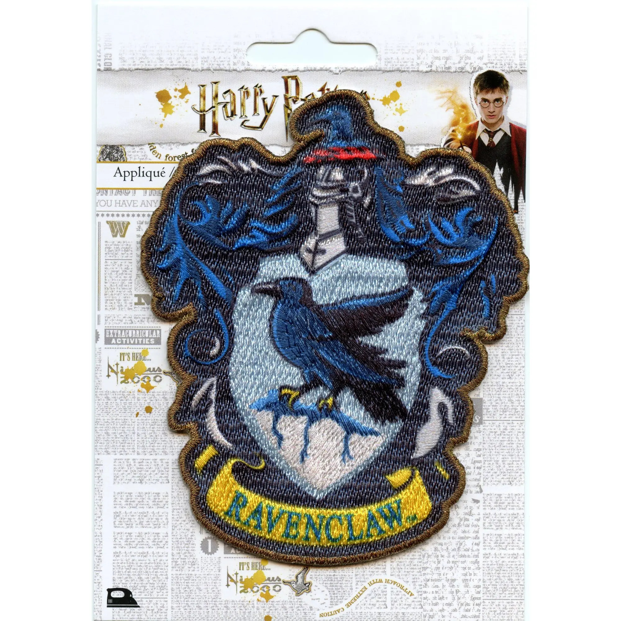 Harry Potter Ravenclaw Crest Sublimated Embroidered Iron On Patch ...