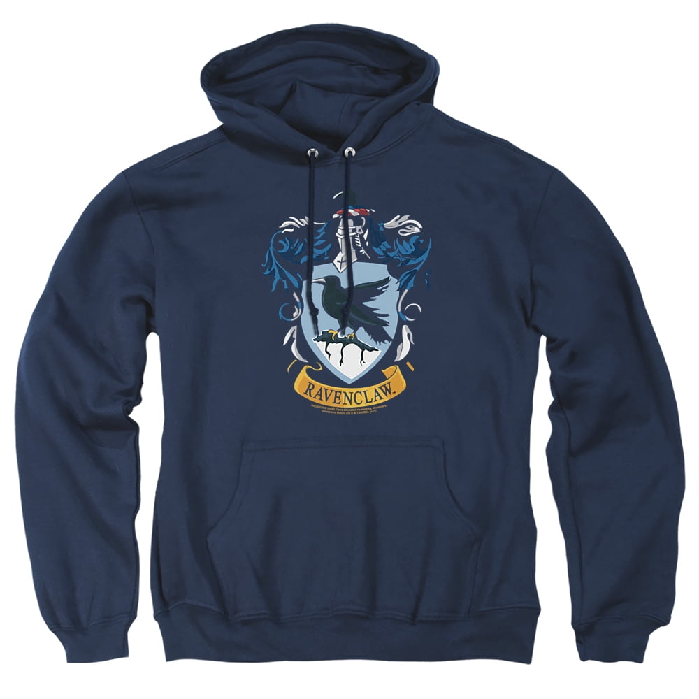 Harry Potter Ravenclaw Crest Unisex Adult Pull-Over Heather Hoodie ...