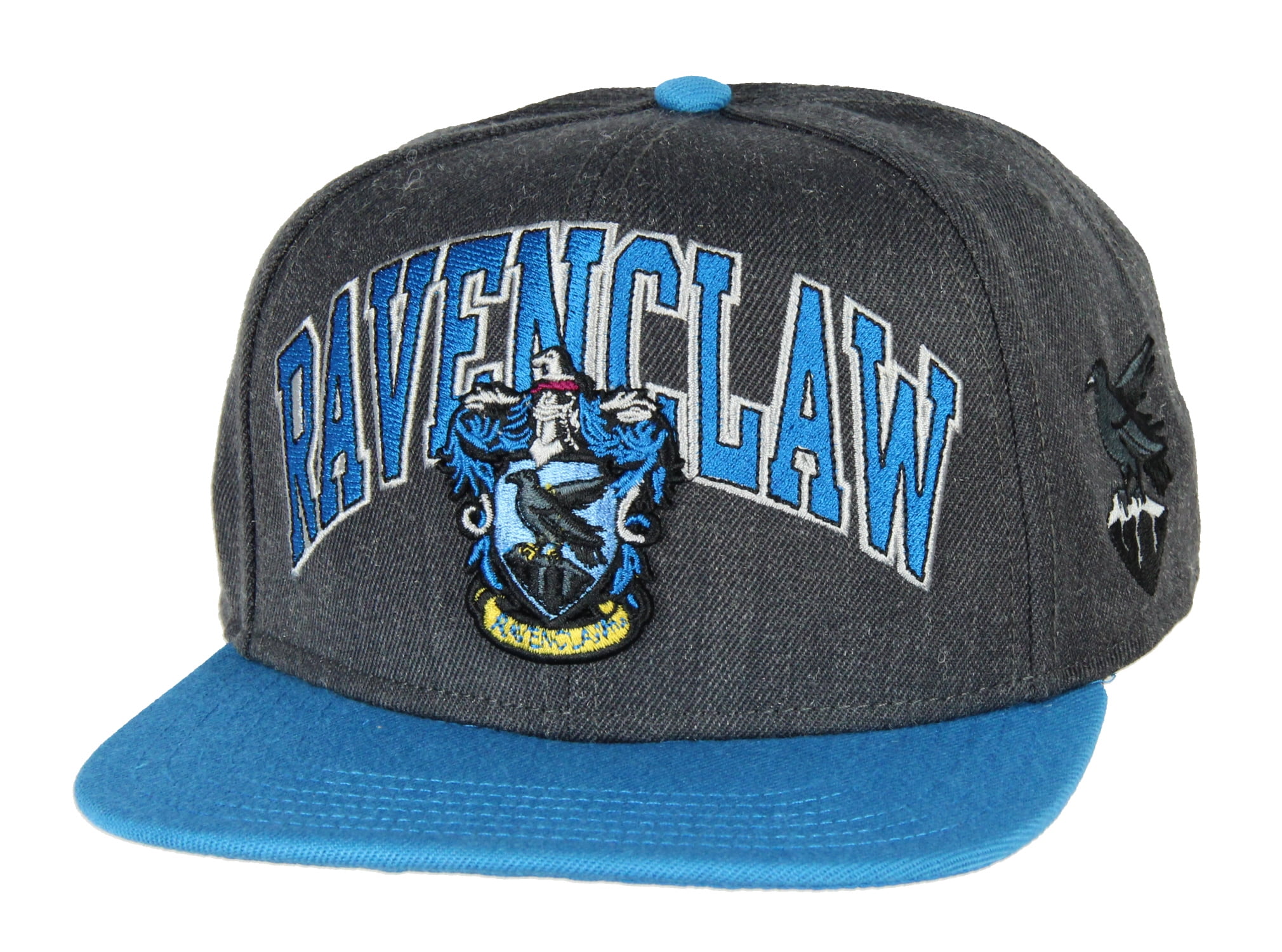 Harry Potter Ravenclaw House Crest Embroidered Adjustable Snapback Hat ...