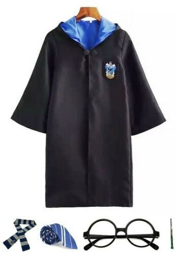 Harry Potter Ravenclaw House Robe With Scarf Tie Glasses & Wand Size M ...