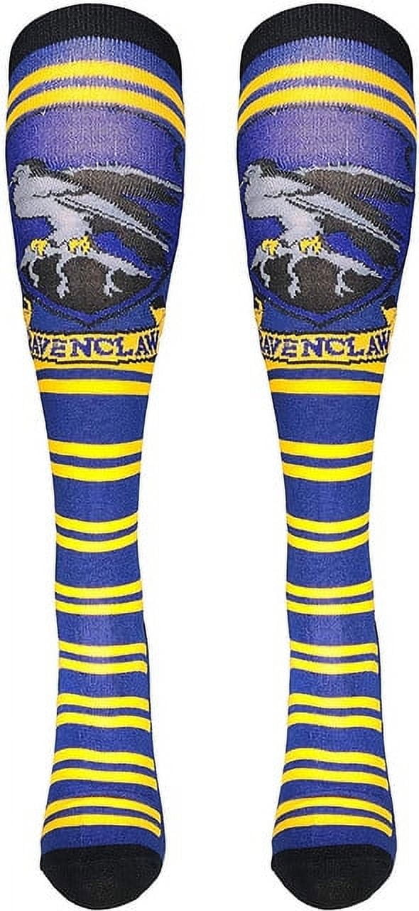 Harry Potter Ravenclaw Knee High Multicolor Horizontal Stripe Socks ...