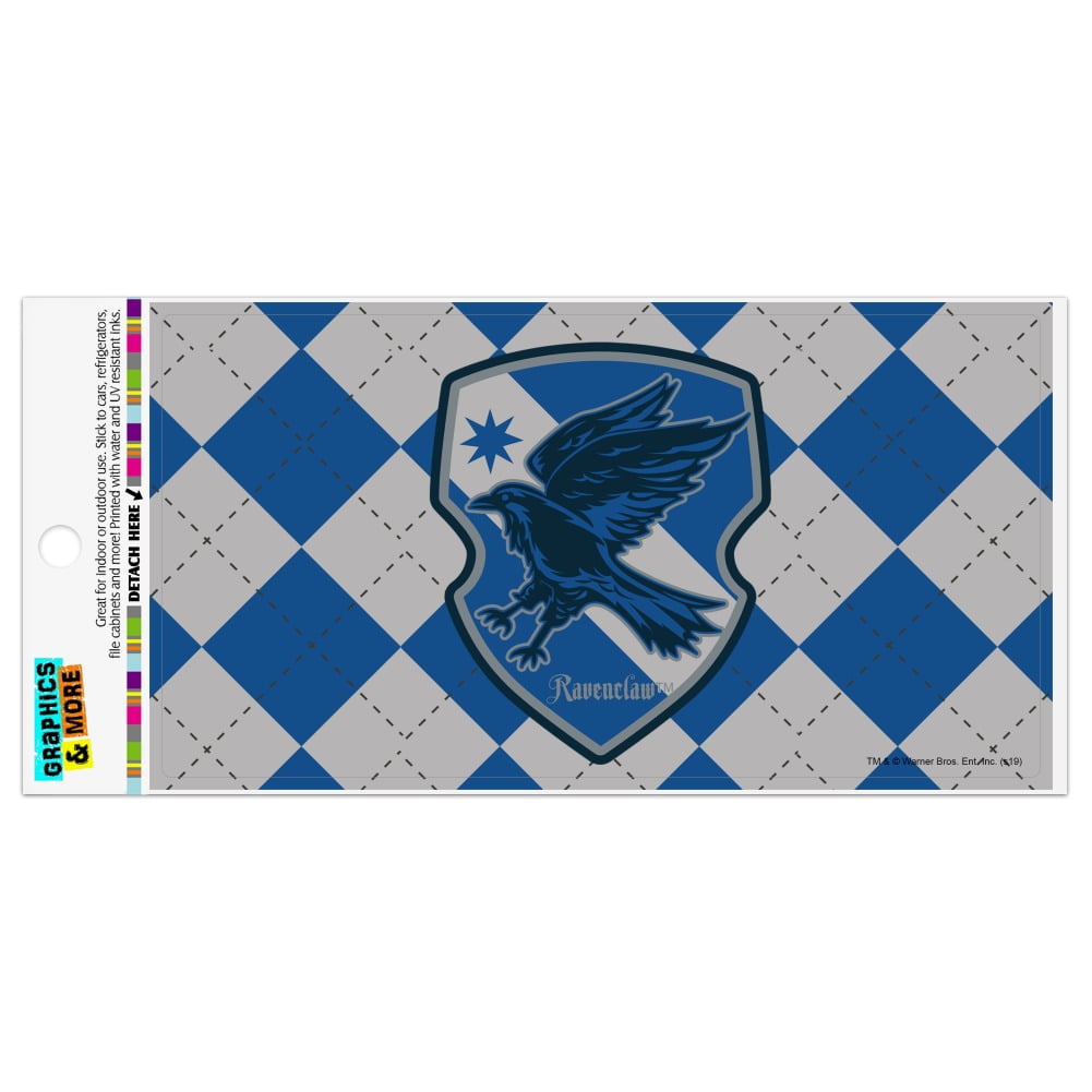 Harry Potter Ravenclaw Plaid Sigil Automotive Car Refrigerator Locker ...