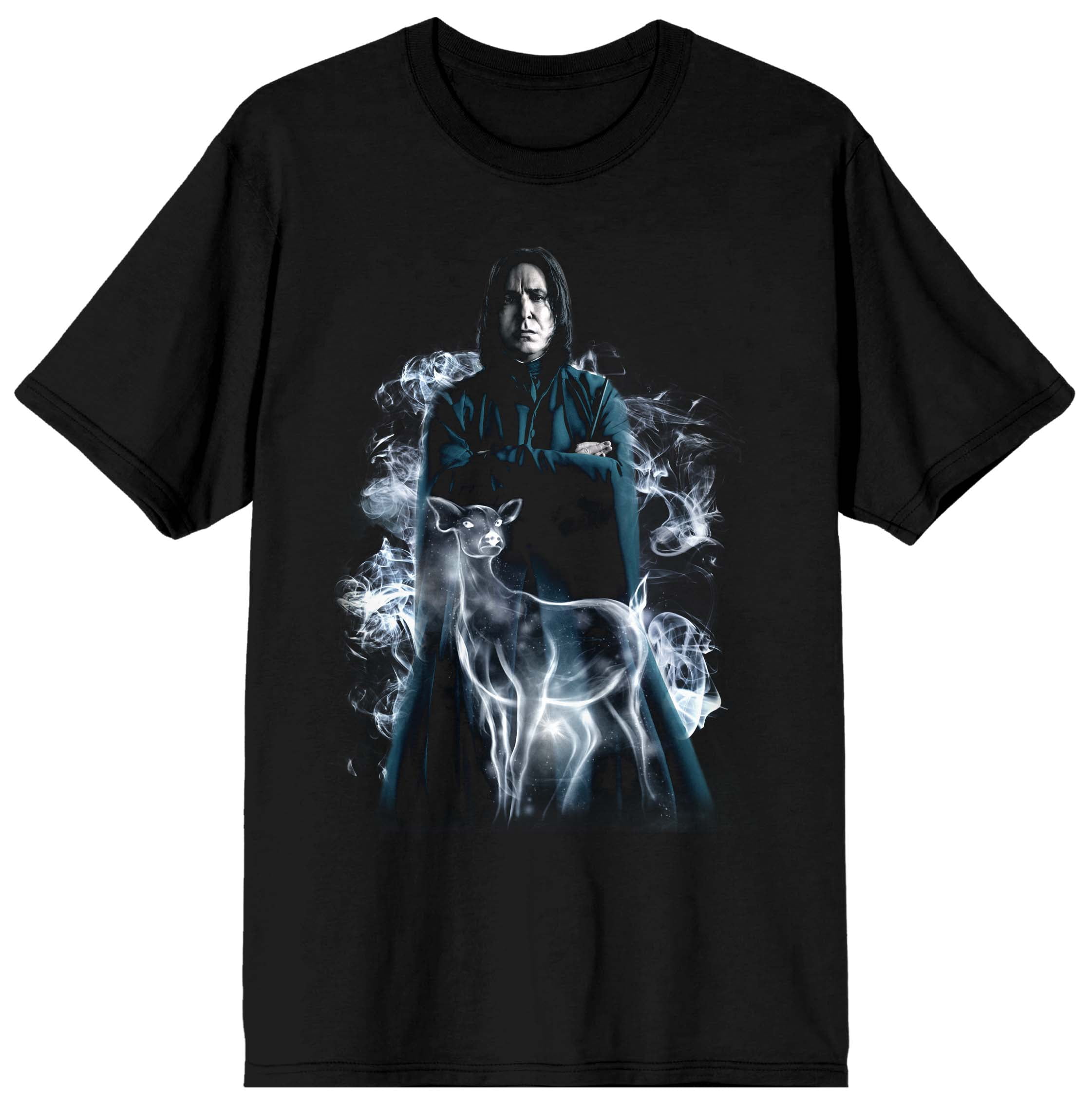 Harry Potter Severus Snape Doe Patronus Men's Black T-shirt-Large ...