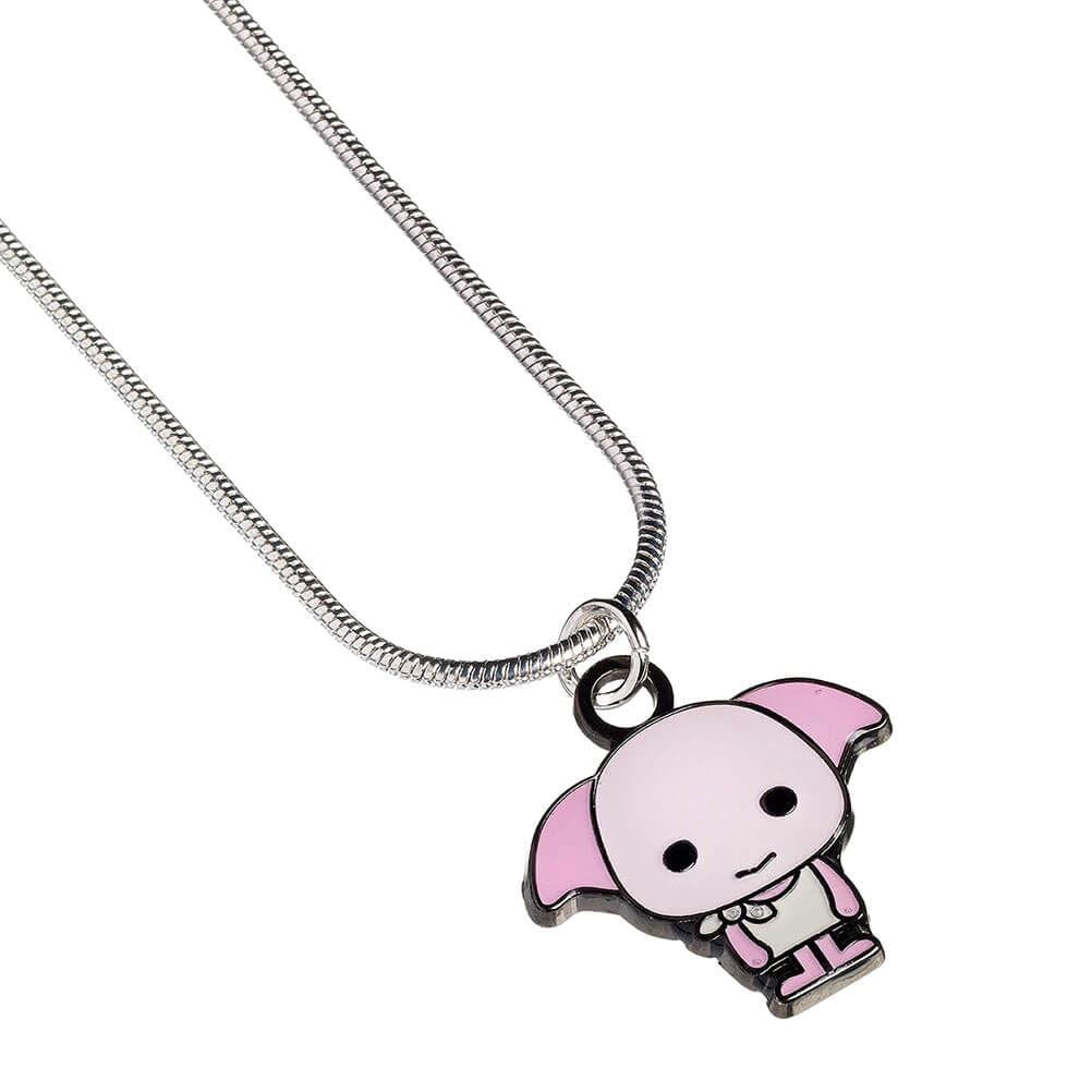 Harry Potter Silver Plated Dobby the House Elf Chibi Necklace - Walmart.com