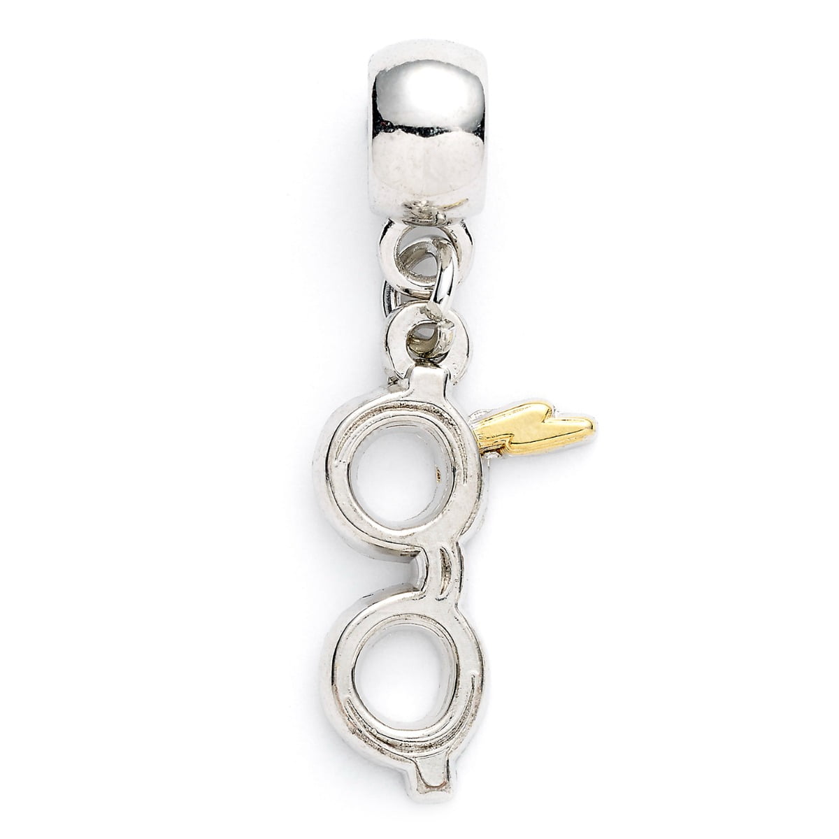 Harry Potter Silver Plated Lightning Bolt with Glasses Slider Charm ...