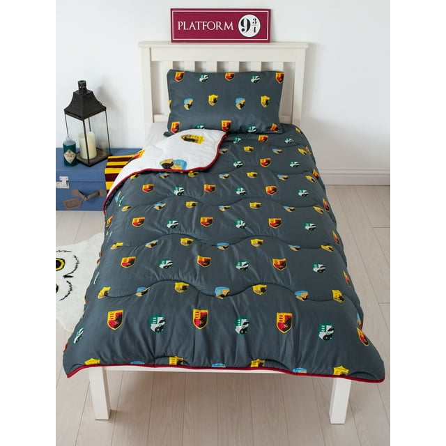 Harry Potter Hogwarts House Crests Single Bedding Set - Hufflepuff ...