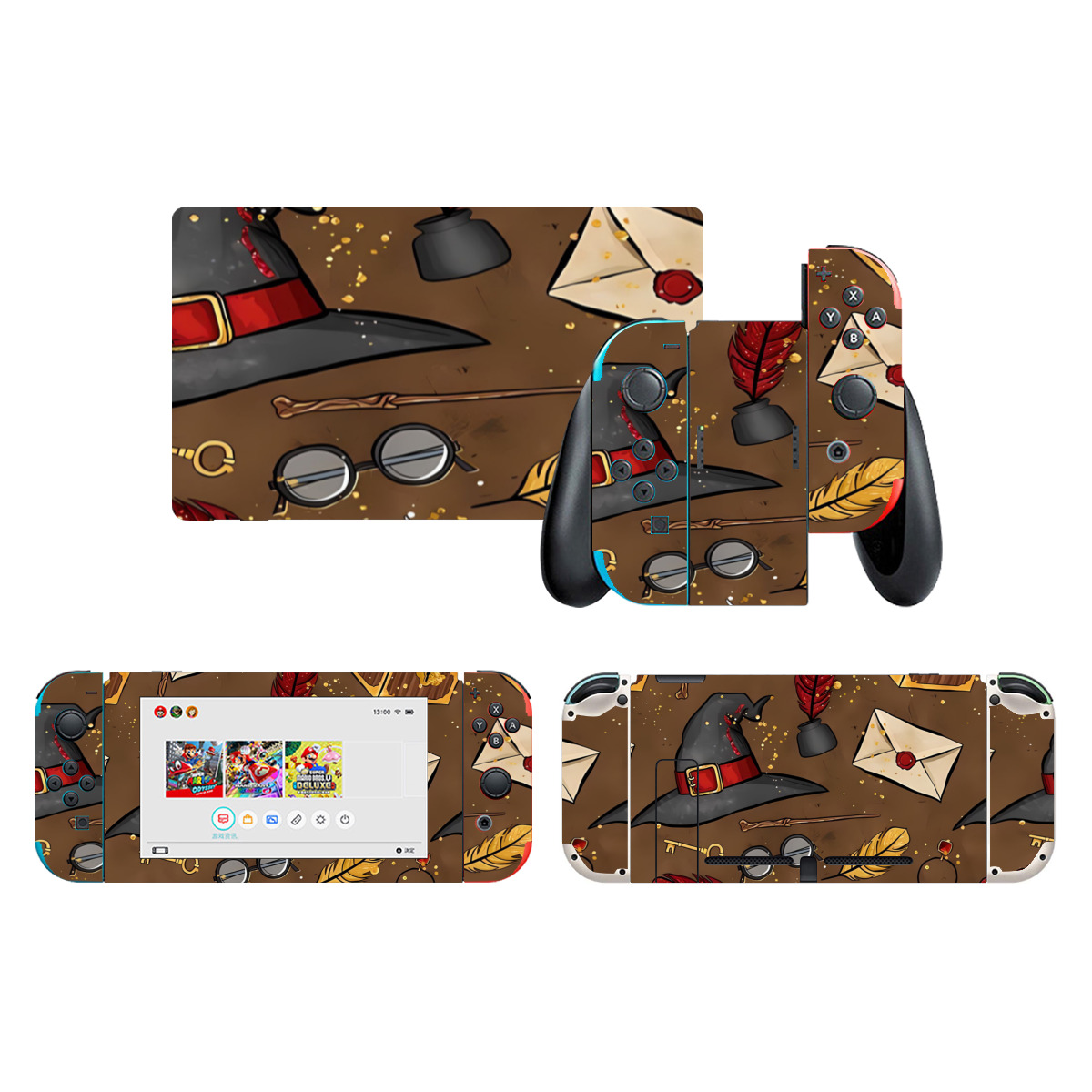 Harry Potter Skin Protector Decal for Nintendo Switch, Game Protector ...