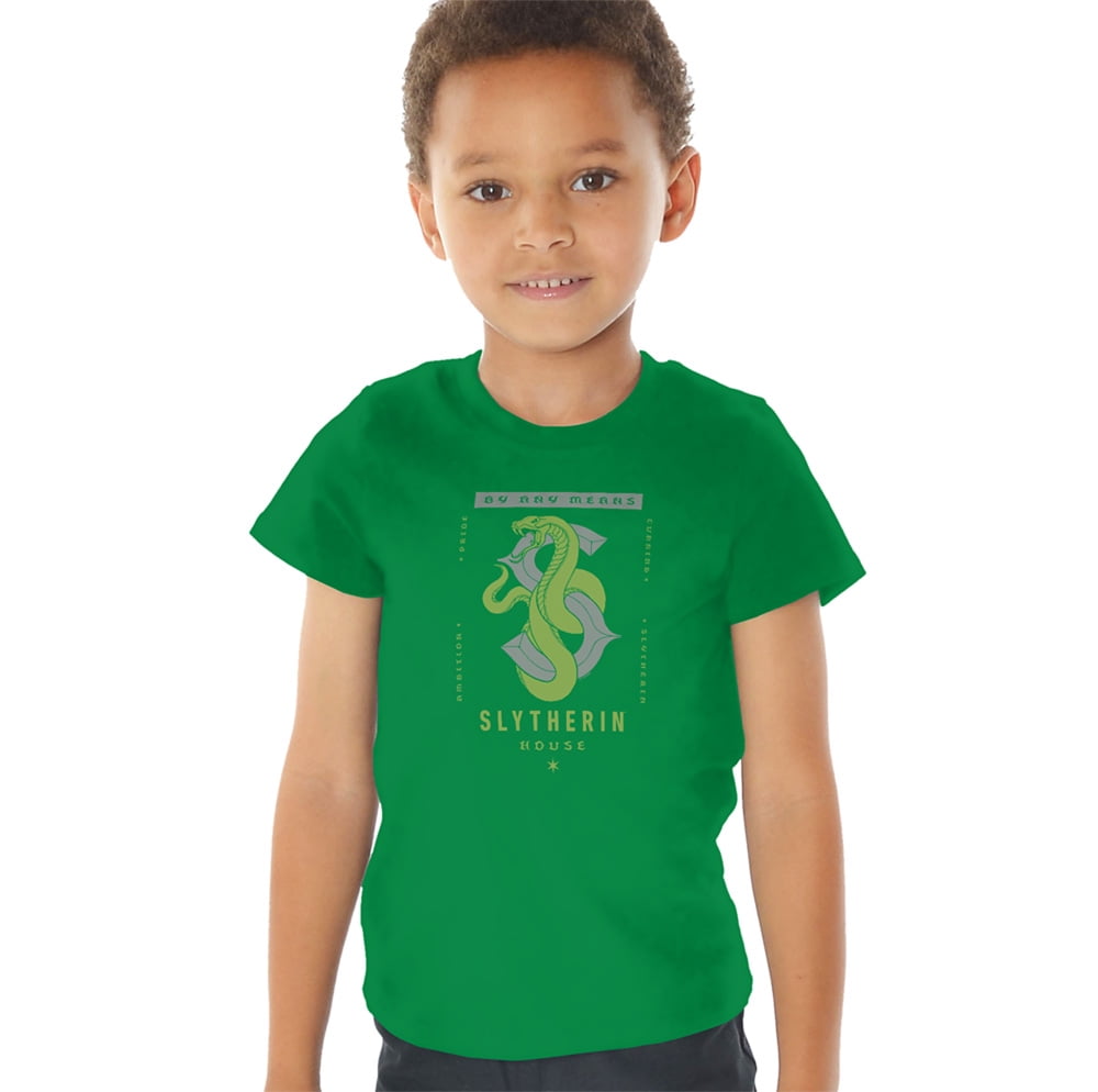 Harry Potter Slytherin By Any Means Kids T Shirt (2) for Toddler Boys ...