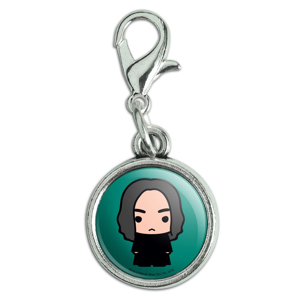 Harry Potter Snape Cute Chibi Character Antiqued Bracelet Pendant ...