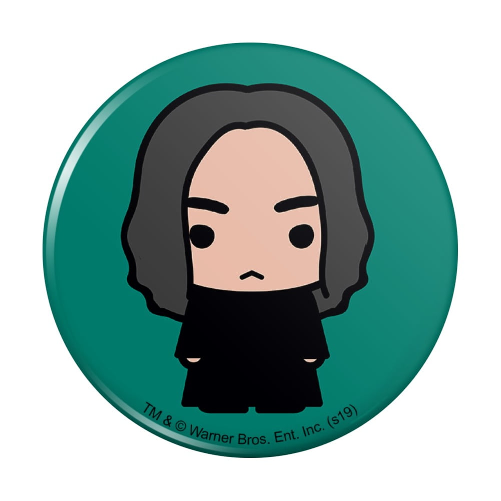 Harry Potter Snape Cute Chibi Character Pinback Button Pin - Walmart.com