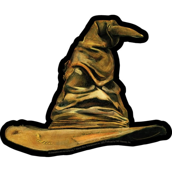 Harry Potter Sorting Hat 5.4"x6.5" Sticker - Walmart.com