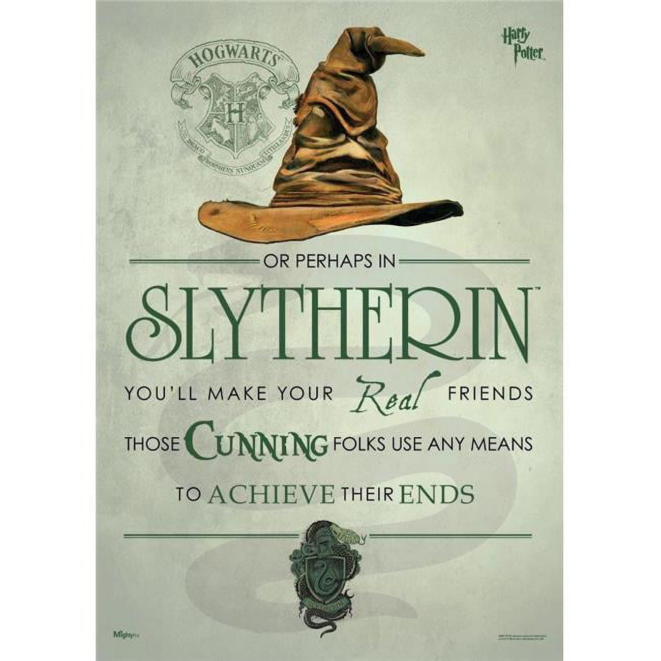 Harry Potter (Sorting Hat Slytherin) MightyPrint™ Wall Art MP17240183 ...