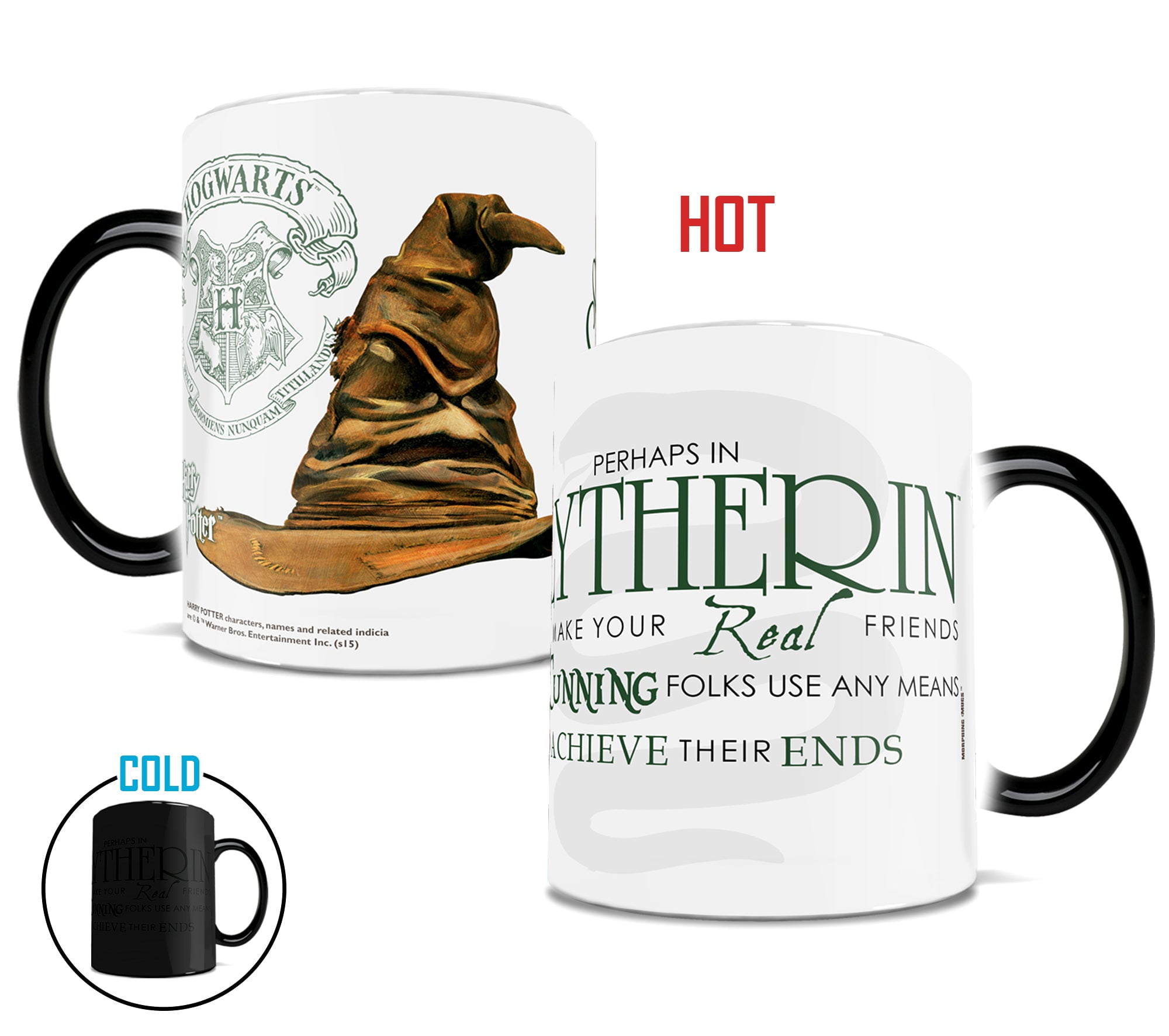Harry Potter (Sorting Hat Slytherin) Morphing Mugs® Heat-Sensitive Mug ...