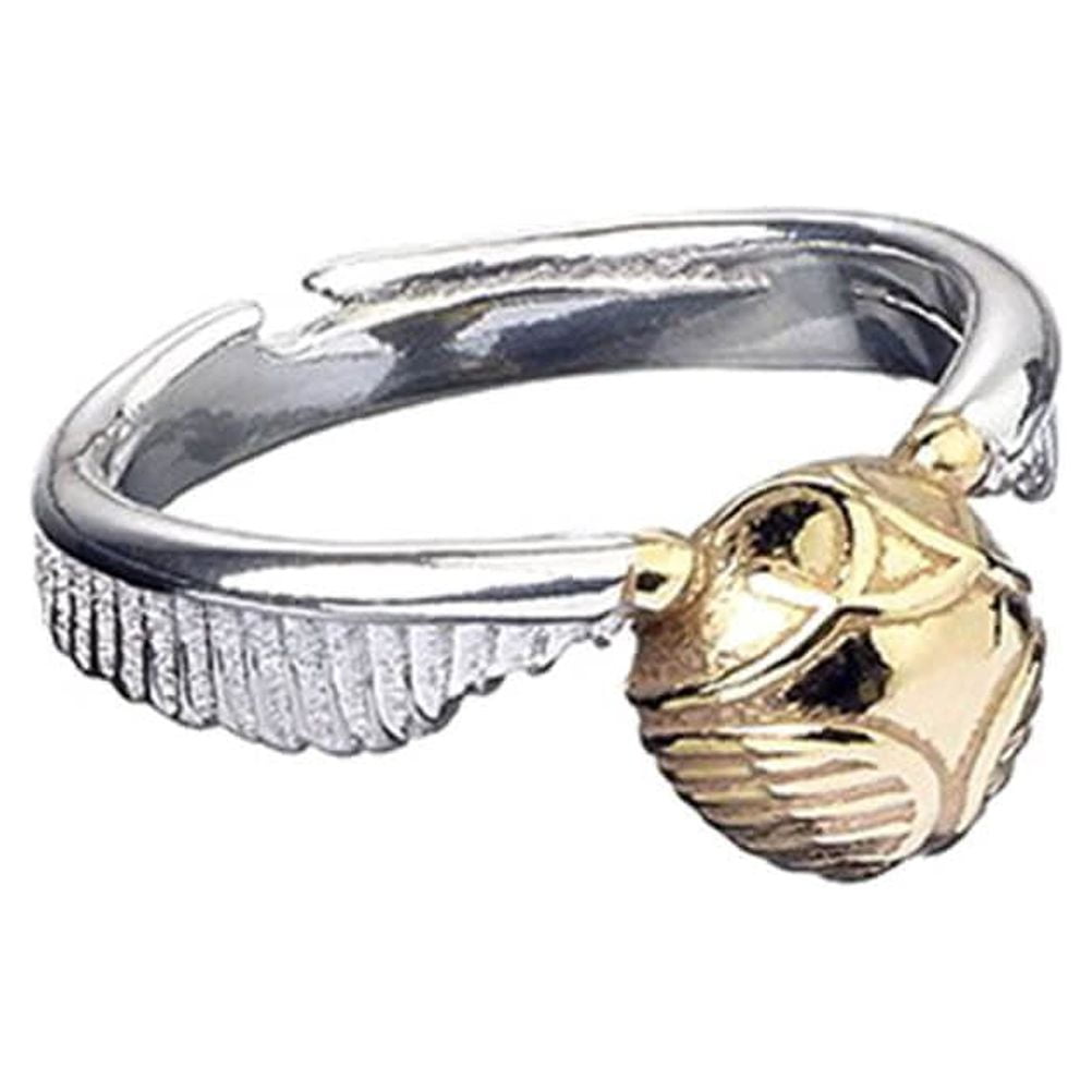 Harry Potter Stainless Steel Golden Snitch Ring: Small - Walmart.com