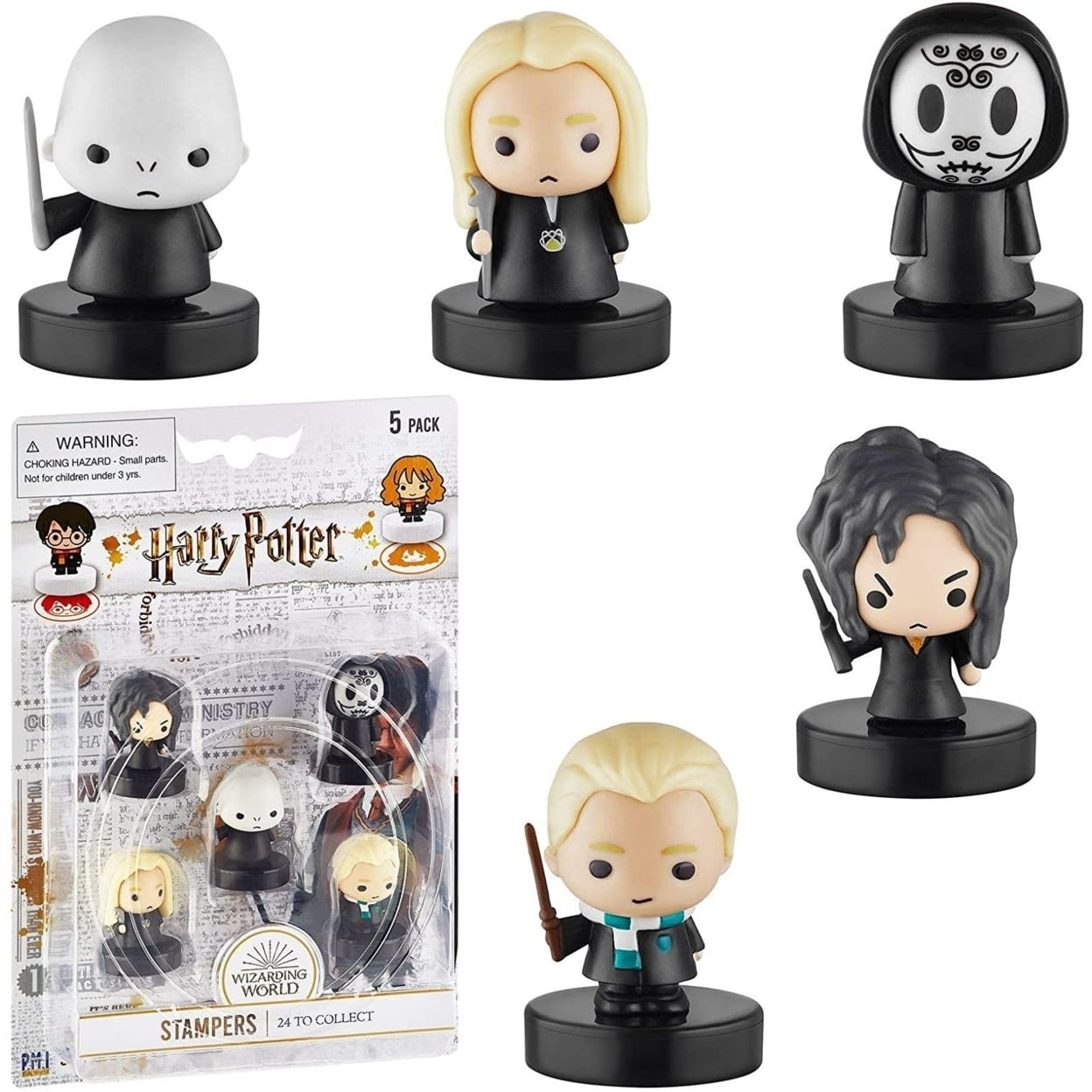 Harry Potter Stampers 5pk Bellatrix Death Eater Voldemort Lucius Draco ...