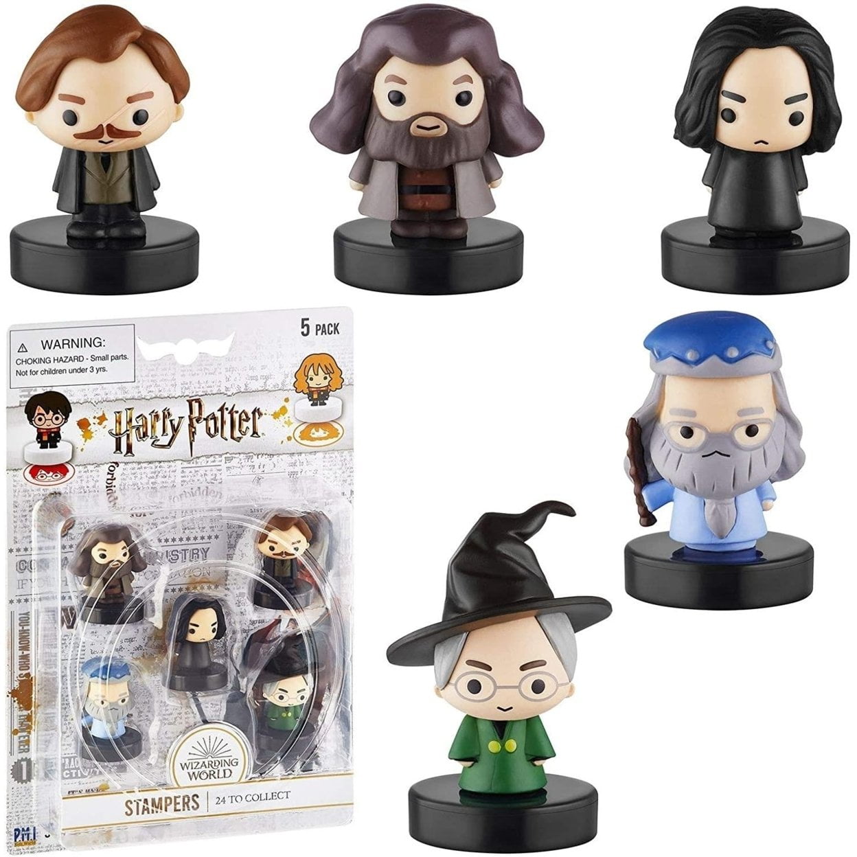Harry Potter Stampers 5pk Rubeus Remus Severus Albus Minerva PMI ...