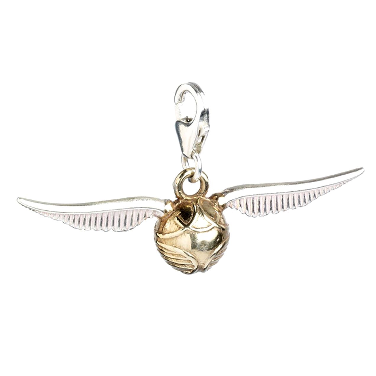 Harry Potter Sterling Silver Golden Snitch Clip on Charm - Walmart.com