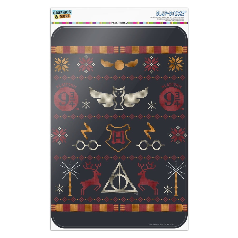 Harry Potter Sweater Pattern Home Business Office Sign - Walmart.com
